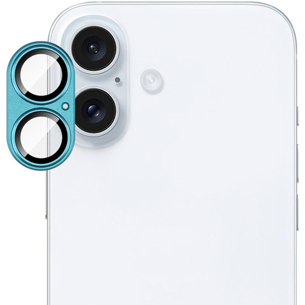 iPhone 17 IMAK Metal Armor Premium Camera Protector Film - Cyan