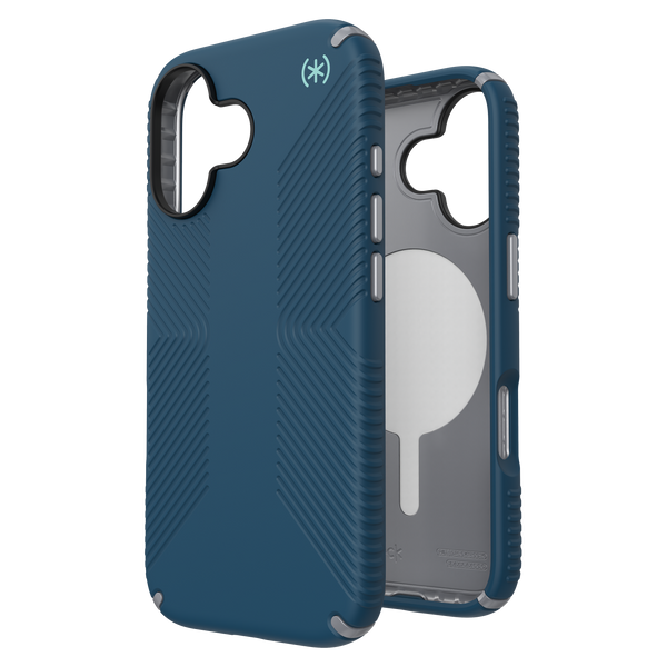 Speck - Presidio2 Grip Magsafe Case For Apple Iphone 17 - Deep Sea 150958-3261