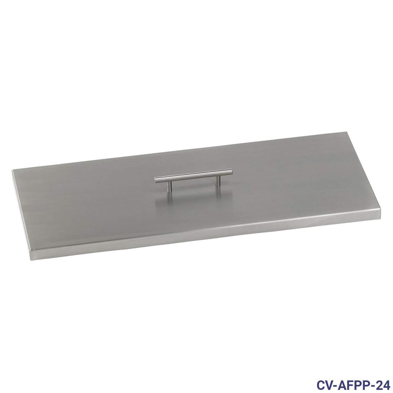 Stainless Steel Cover for Rectangular Drop-In Fire Pit Pans