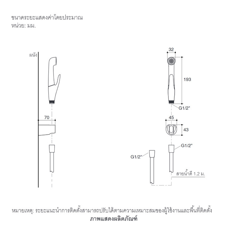 KOHLER Luxe สายฉีดชำระ รุ่นลักซ์ K-77364X-RGD - Kohler - Thailand