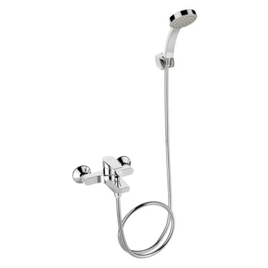 KOHLER Taut ก๊อกผสมลงอ่างอาบน้ำและยืนอาบแบบติดผนังพร้อมฝักบัวสายอ่อน ...