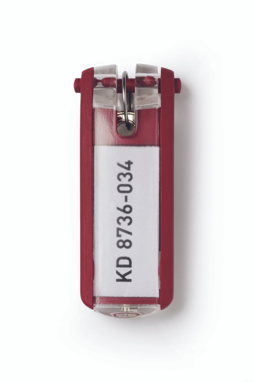 Key Tags for Key Cabinets, Assorted Colors - 6 pack