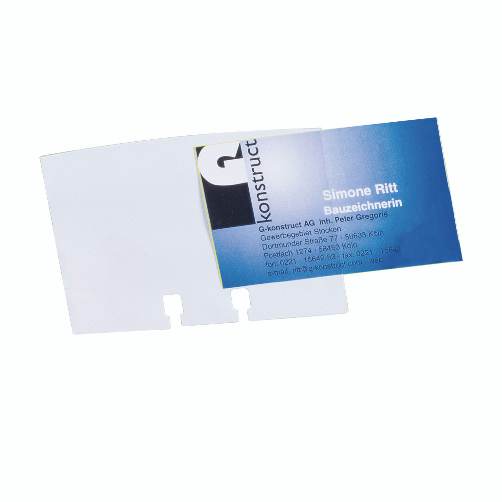 Desk Business Card File, 100 Cards, Alphabetical Dividers