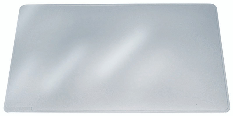 Desk Pad with Transparent Overlay, Writeable Transparent