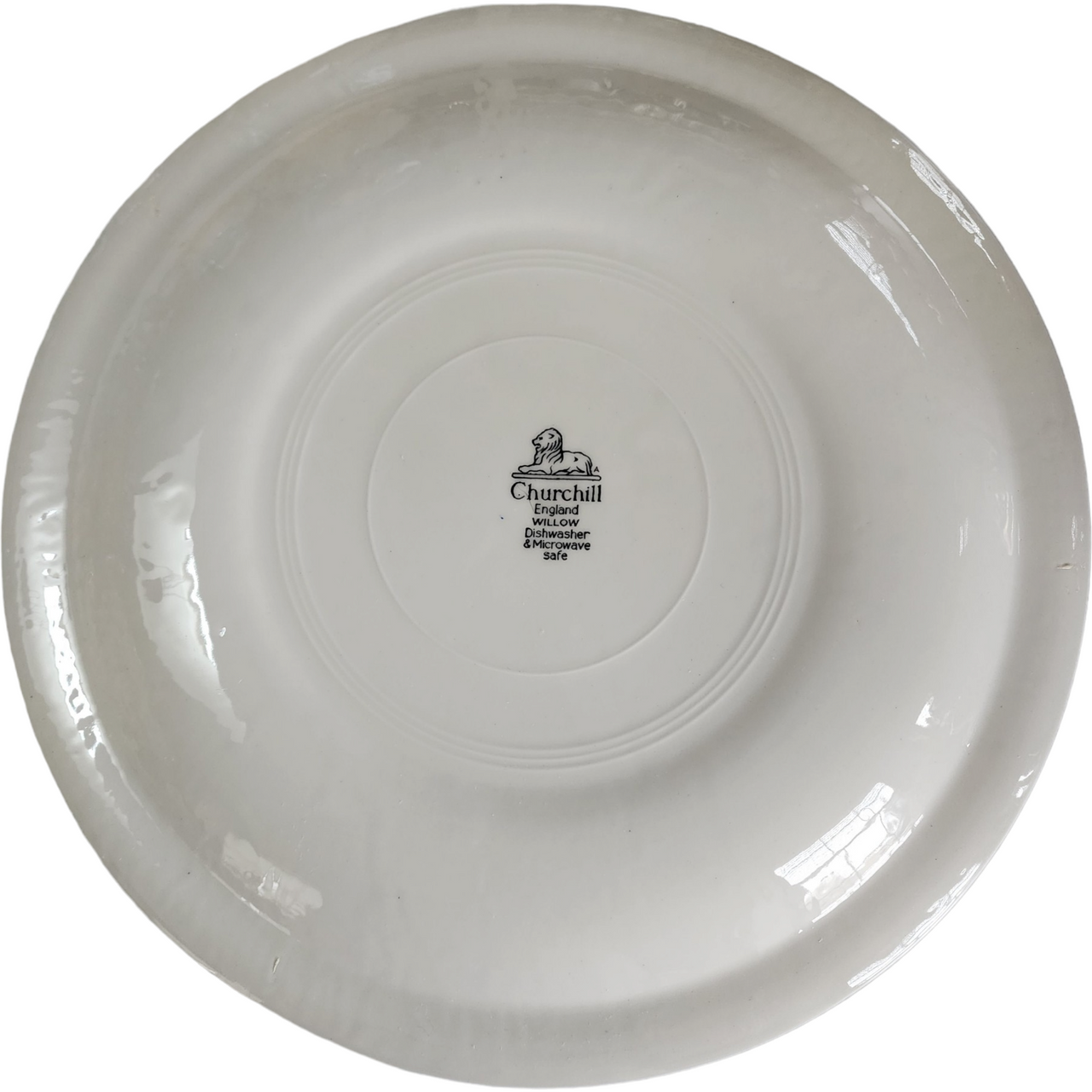 Churchill Willow Blue Georgian Shape Dinner Plate