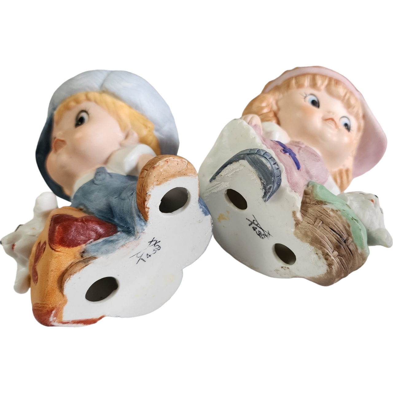 5" Homco Porcelain Boy and Girl Figurine #1439
