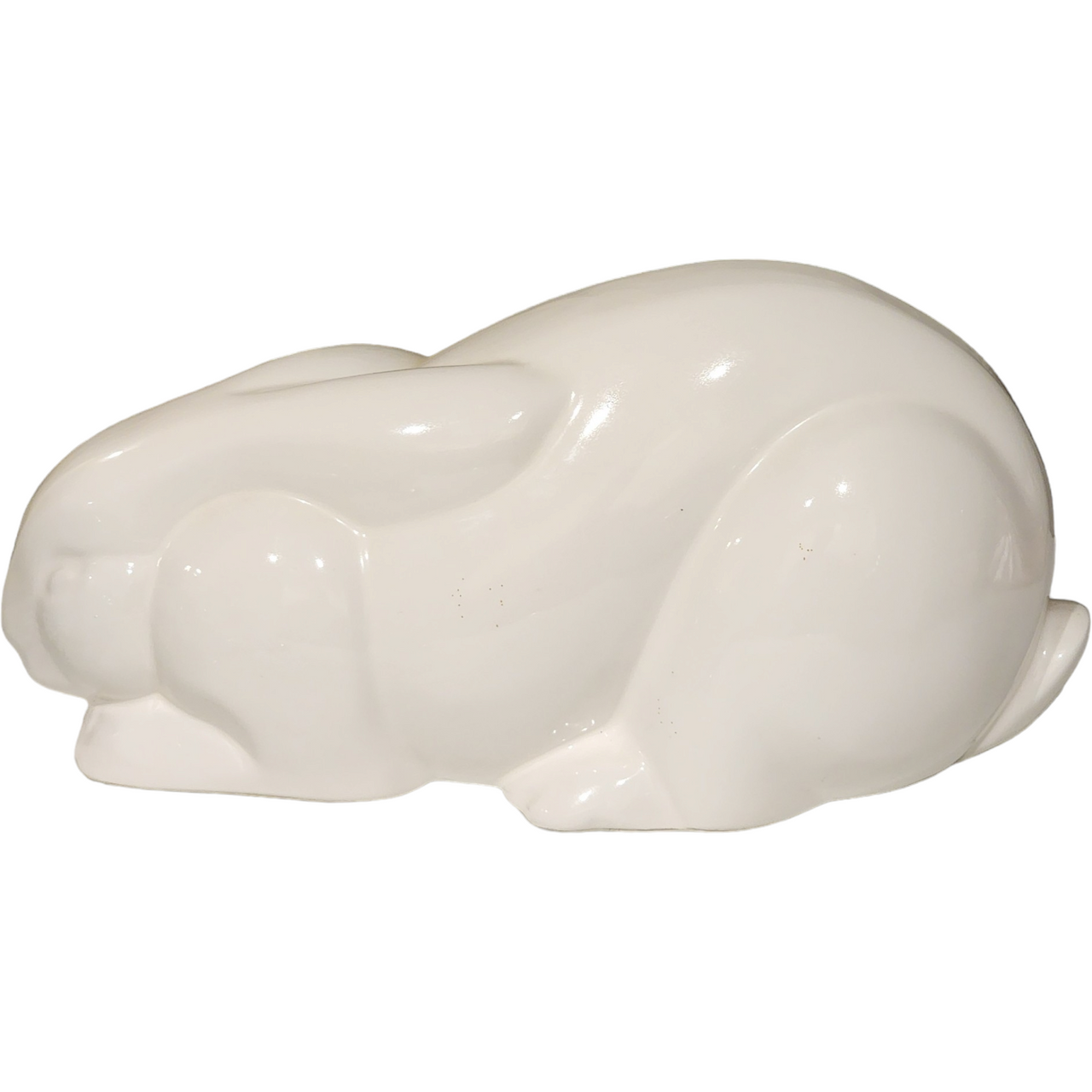 Mikasa Art Deco Revival White Porcelain Bunny Rabbit Table Sculpture ...