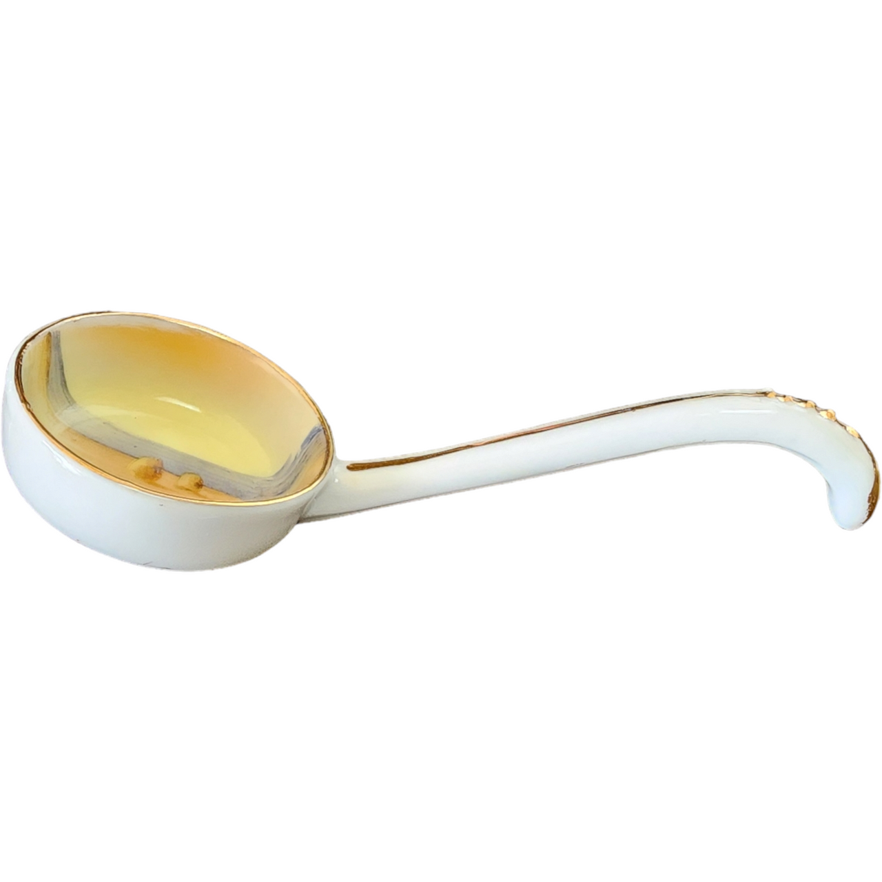 Noritake Gold Encrusted Decor Gravy Sauce Mayo Spoon Ladle