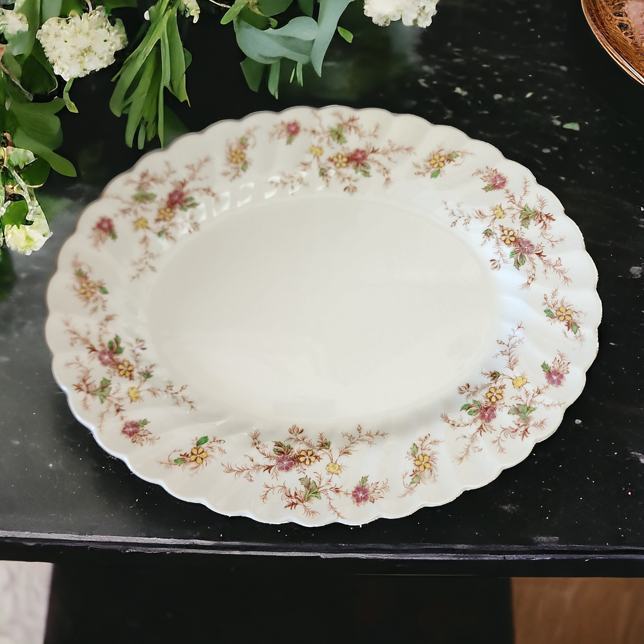 12" Myott Staffordshire Heritage Oval Serving Platter