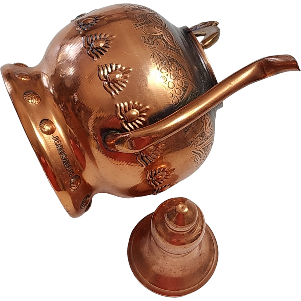 Moroccan Copper Brass Tea Pot Kettle