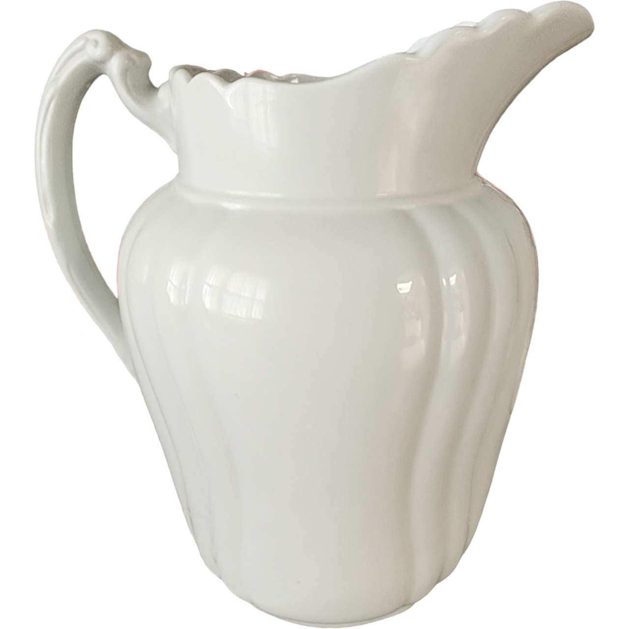 Johnson Bros England Ironstone All White Pitcher