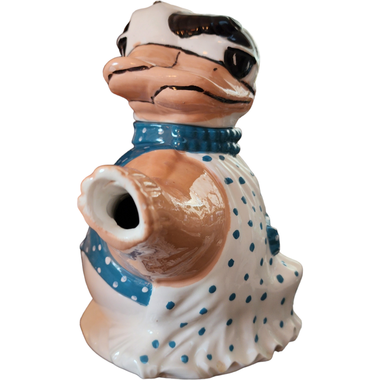 Dancing Ducks Large Ceramic Figural Teapot