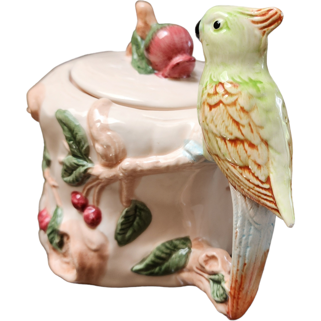 CBK Ltd Large Ceramic Figural Teapot with Cockatoo on Handle
