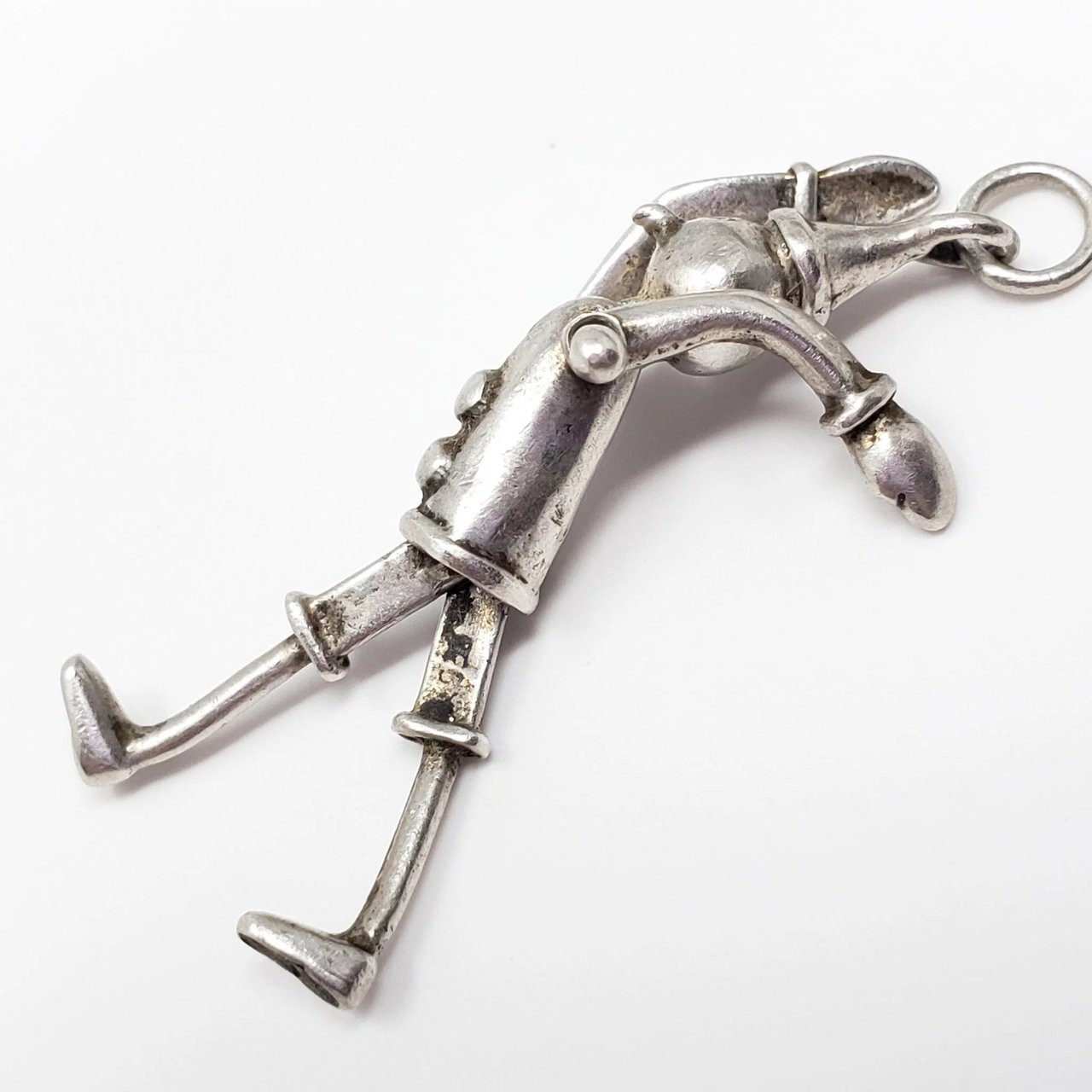 Vintage Large Articulated Pinocchio Puppet Sterling Silver 925 Charm ...