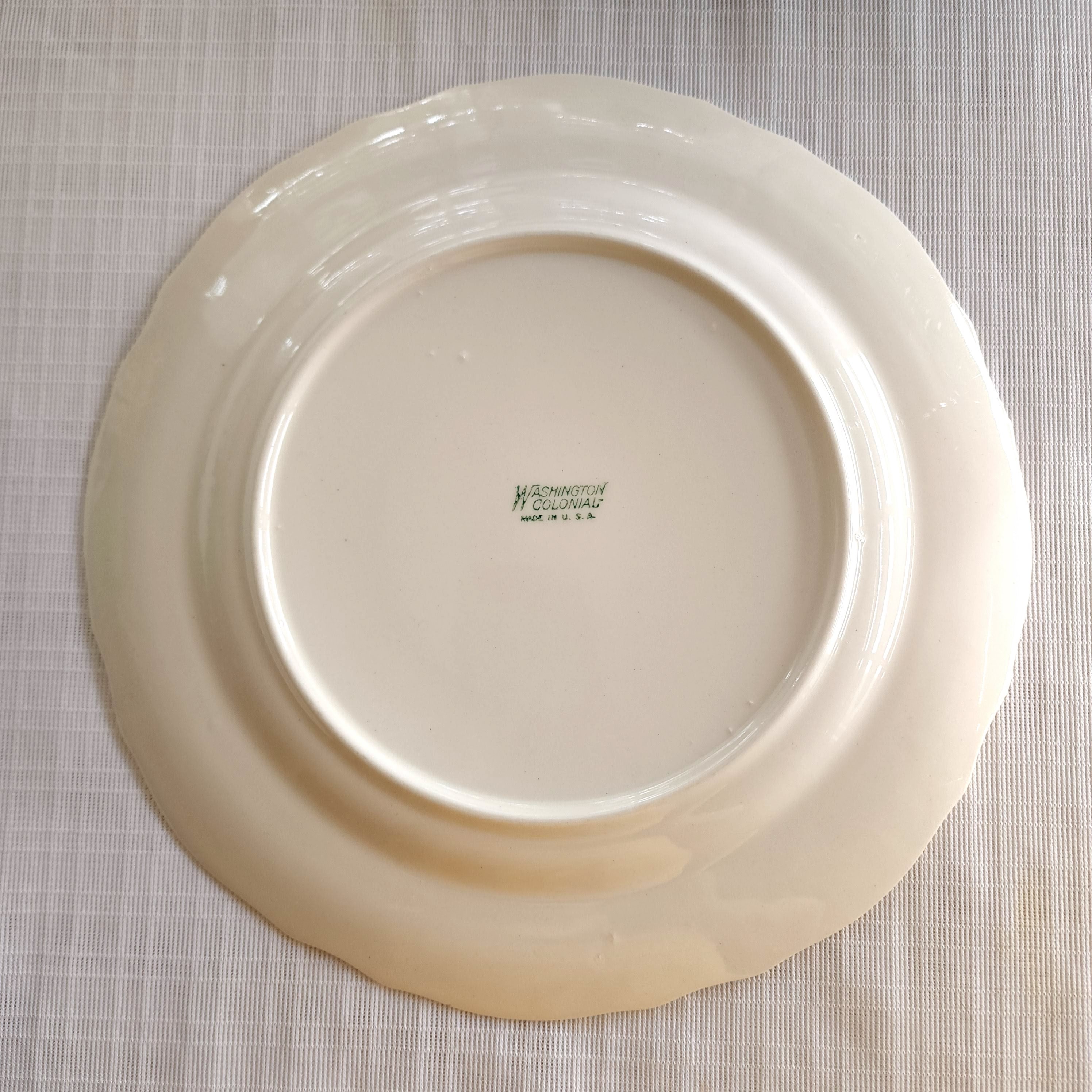 VOGUE Washington Colonial Dinner Plate