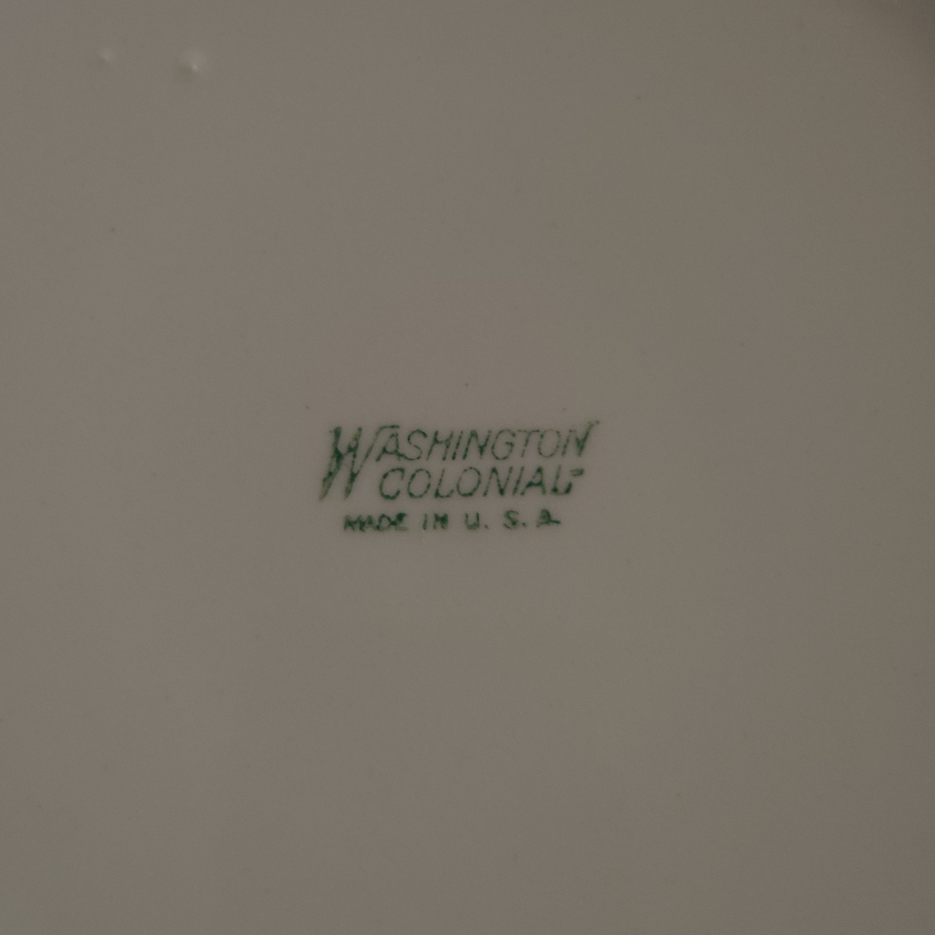 VOGUE Washington Colonial Dinner Plate