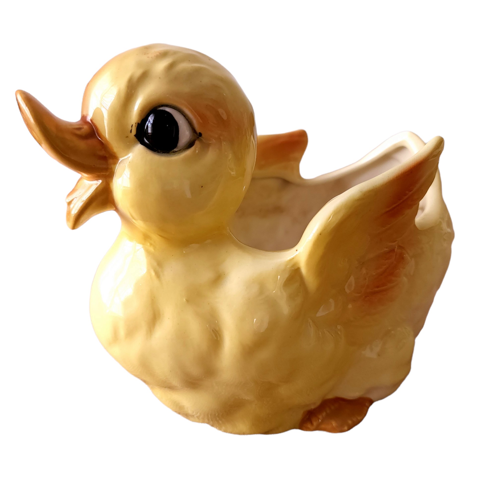Vintage Collectible Ceramic Duck Planter