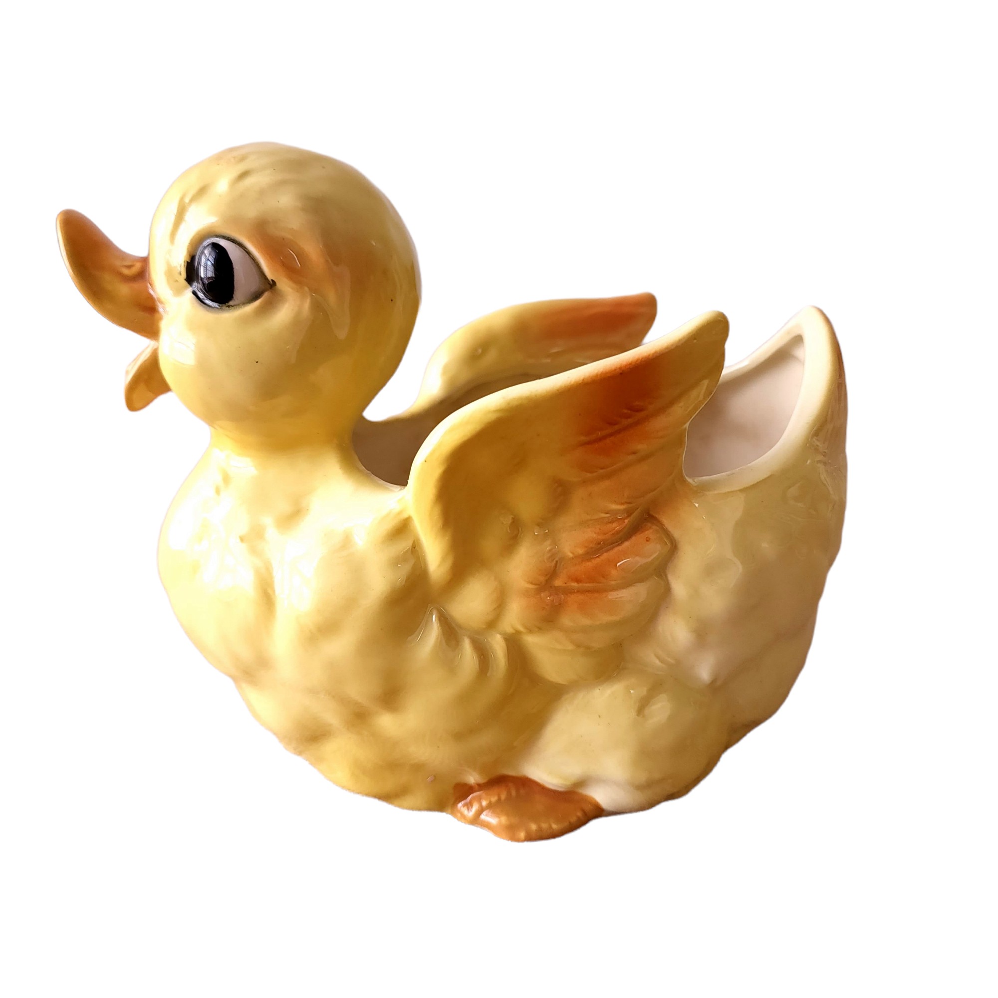 Vintage Collectible Ceramic Duck Planter
