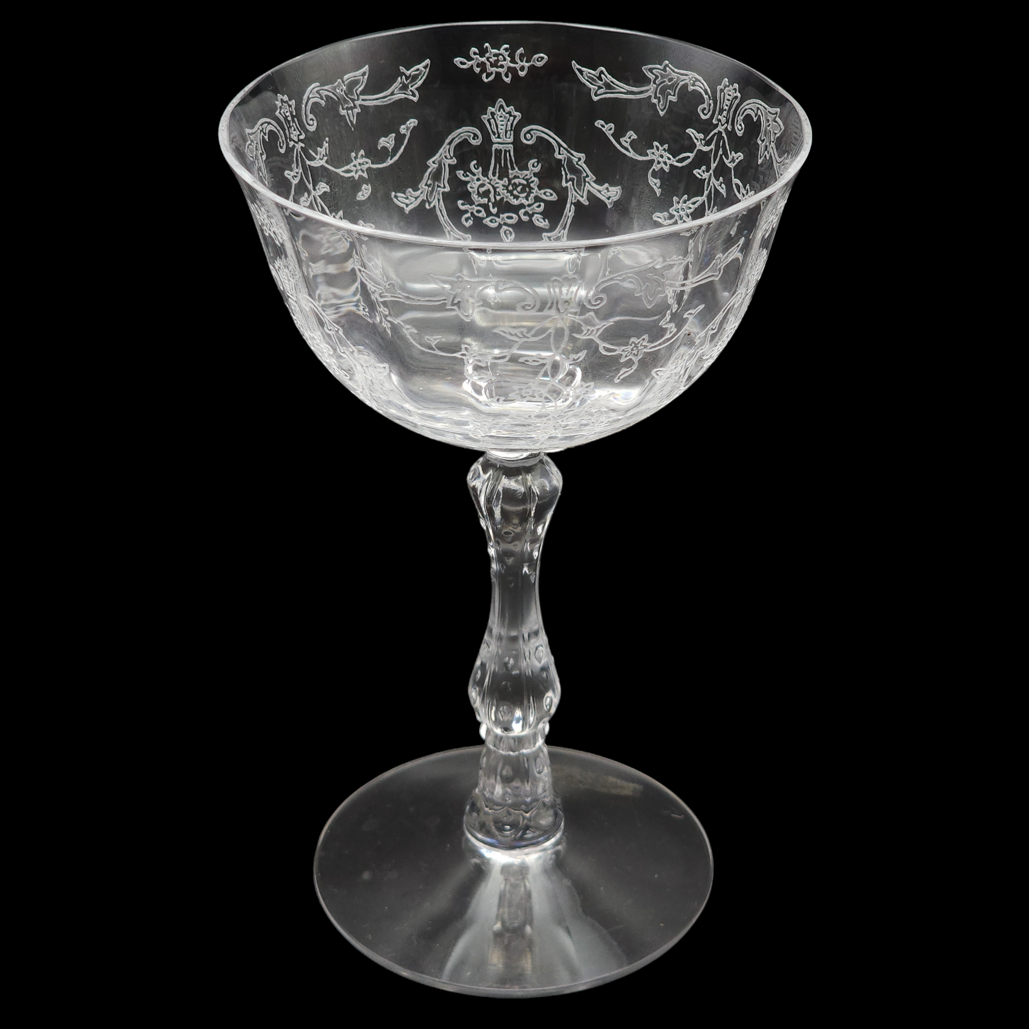 Fostoria Navarre Clear Crystal Champagne/Tall Sherbet Glass