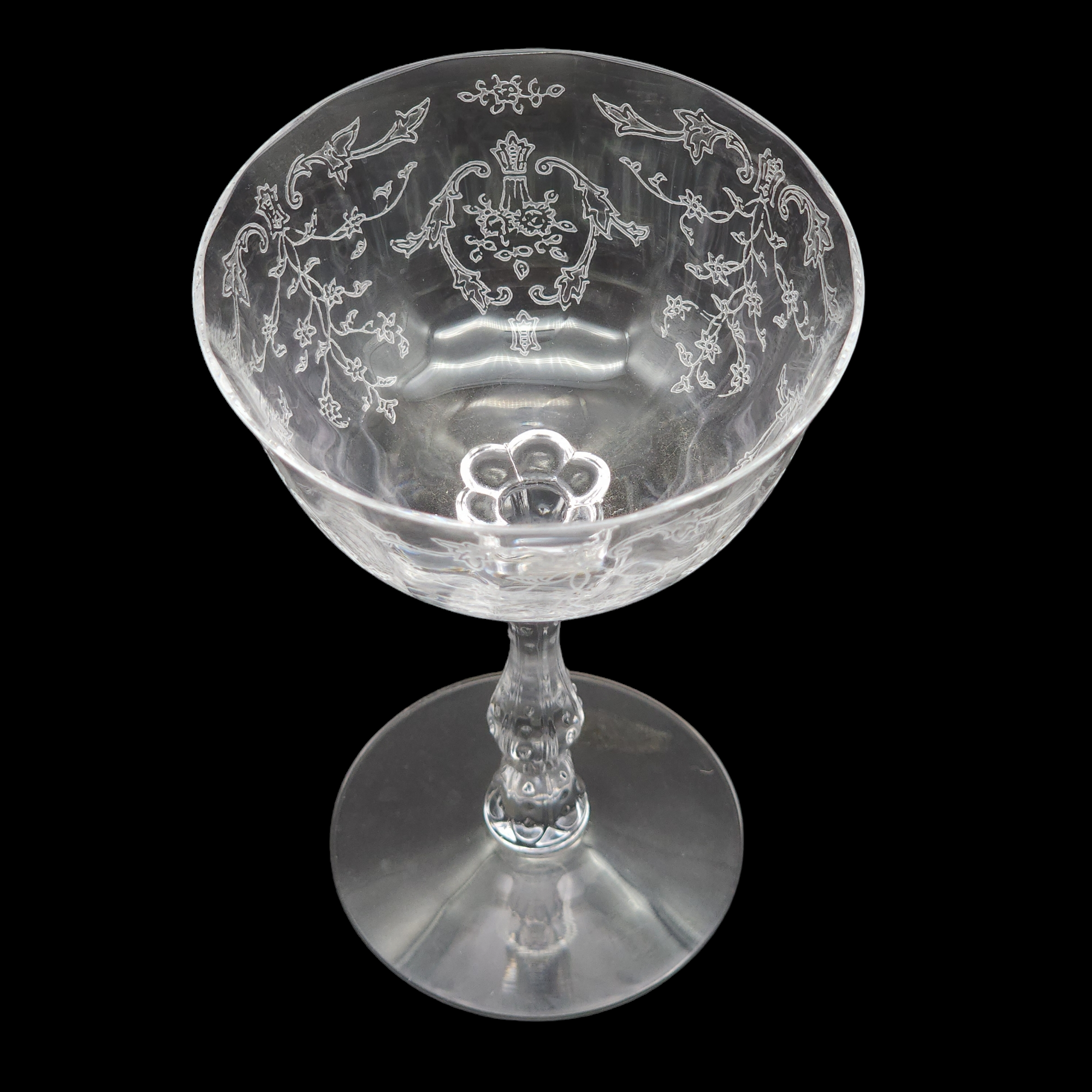 Fostoria Navarre Clear Crystal Champagne/Tall Sherbet Glass