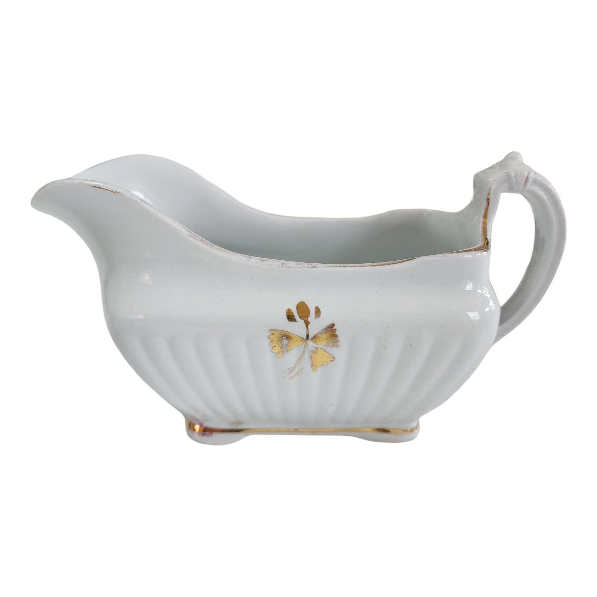 Powell Bishop & Stonier Royal Ironstone Tea Leaf Center And Gold Trim ...
