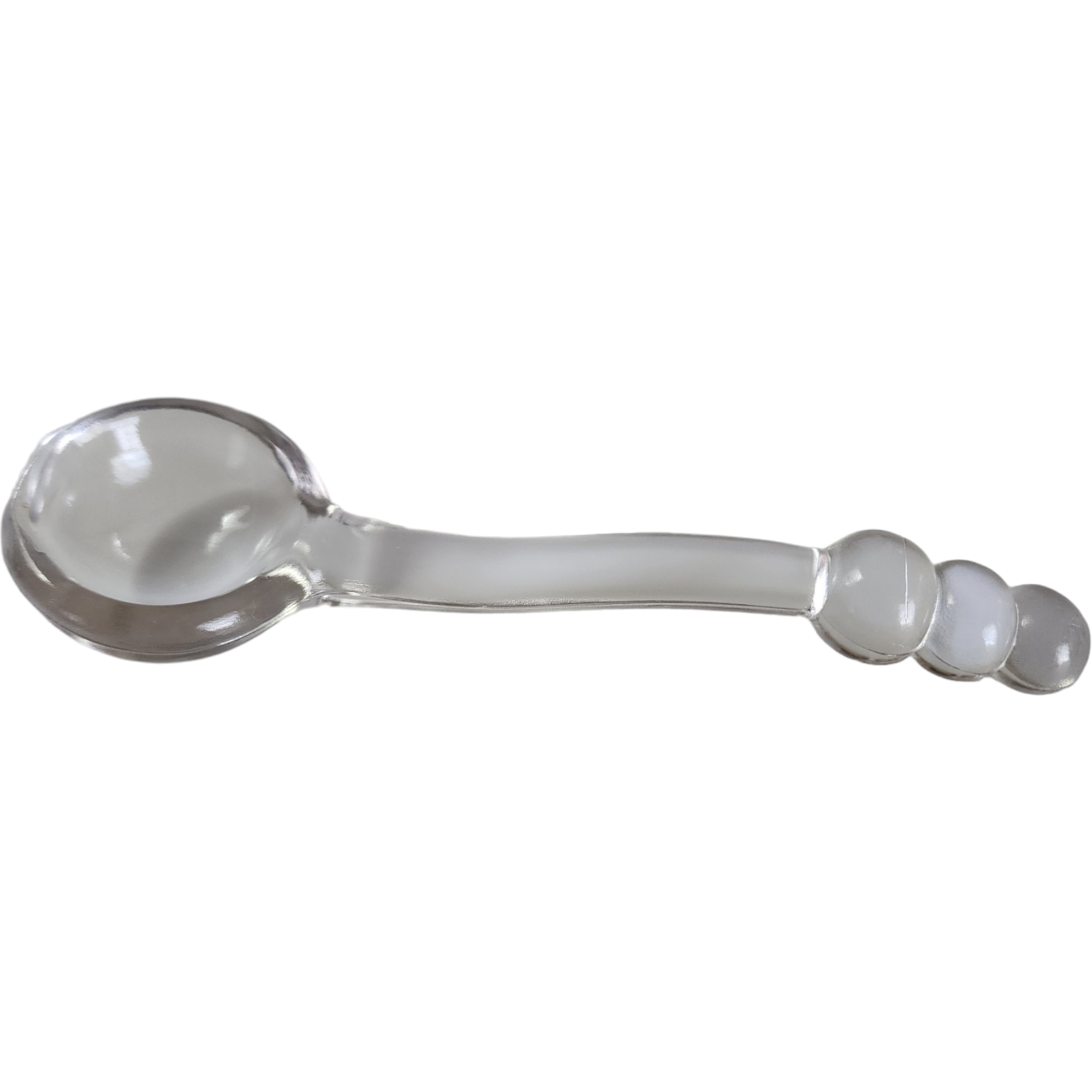 Imperial Glass-Ohio Candlewick Clear 3 Bead Marmarlade/Mayo Ladle