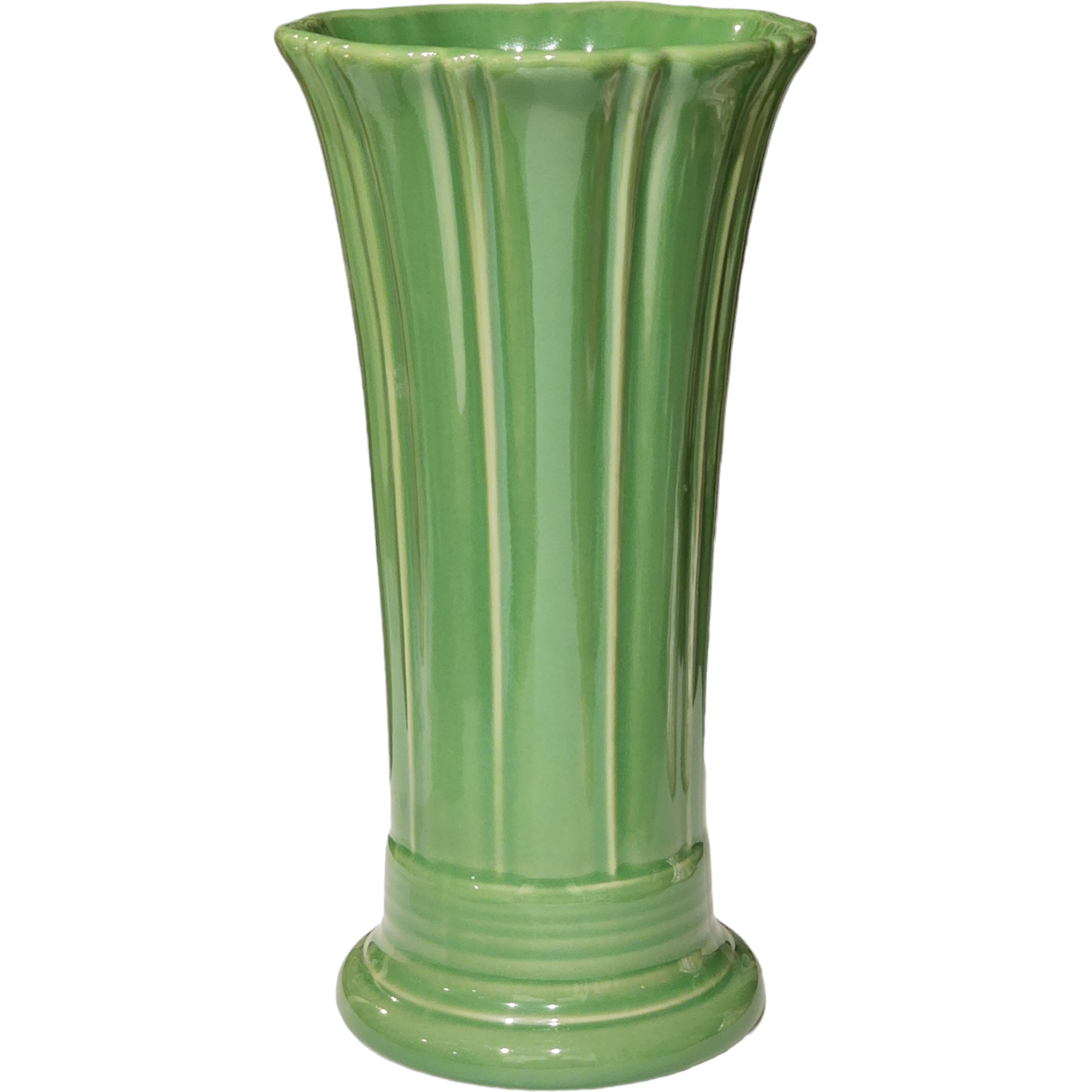 9" Homer Laughlin Fiesta Meadow Green Flared Vase
