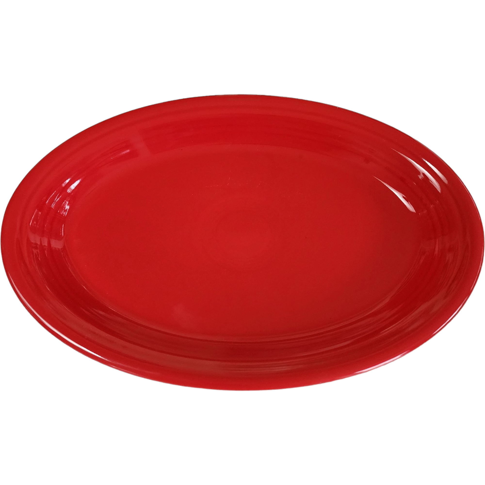 13" Homer Laughlin Fiesta Scarlet Red Oval Serving Platter