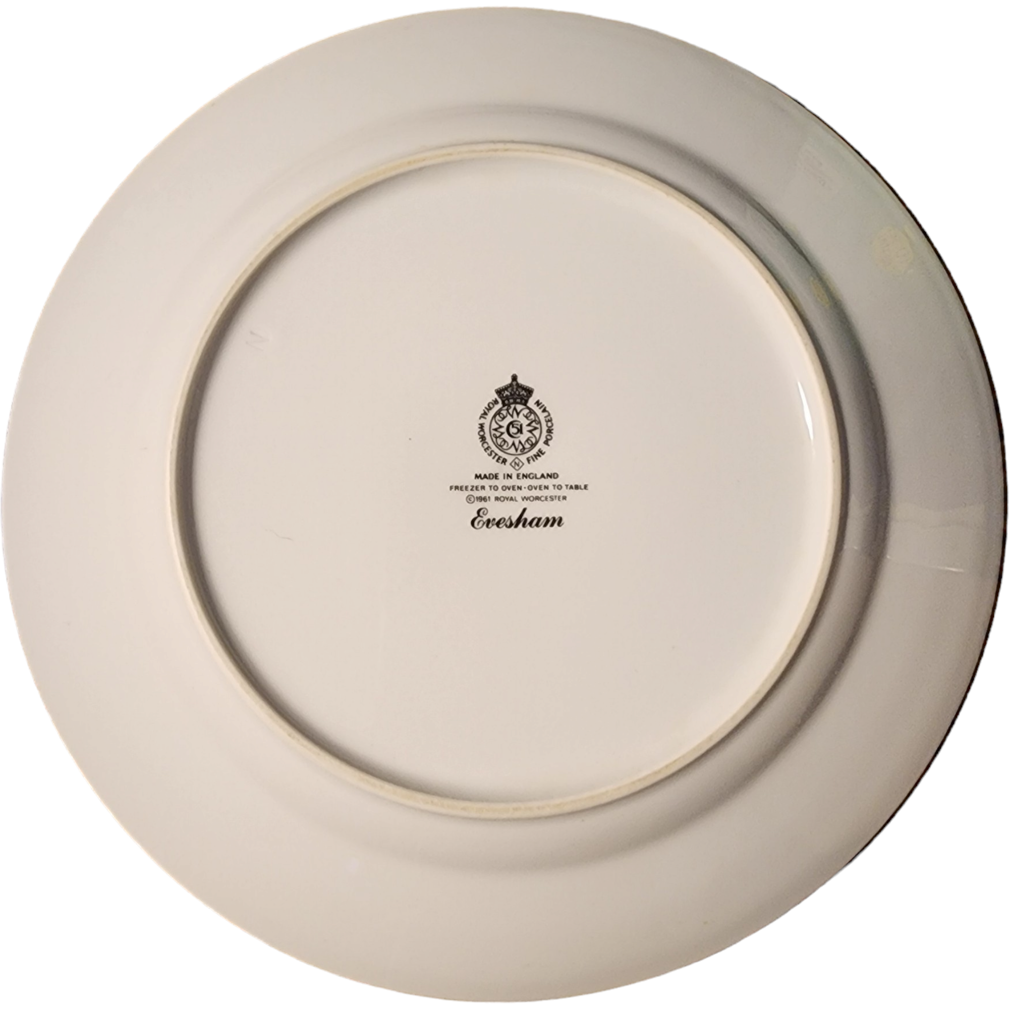 Royal Worcester Evesham Gold Porcelain Dinner Plate