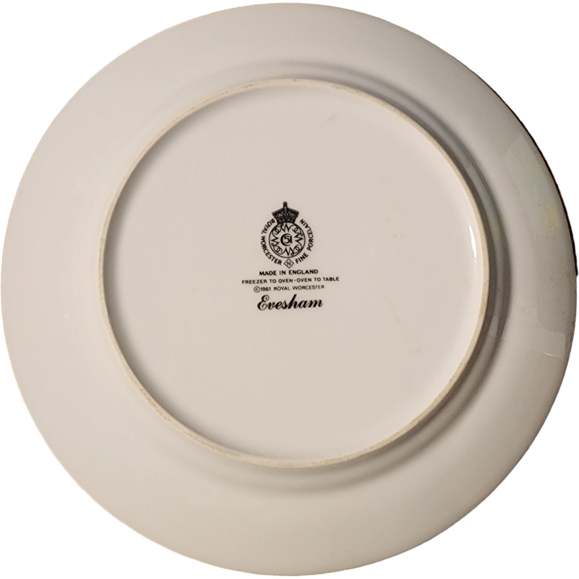 Royal Worcester Evesham Gold Porcelain Salad Plate