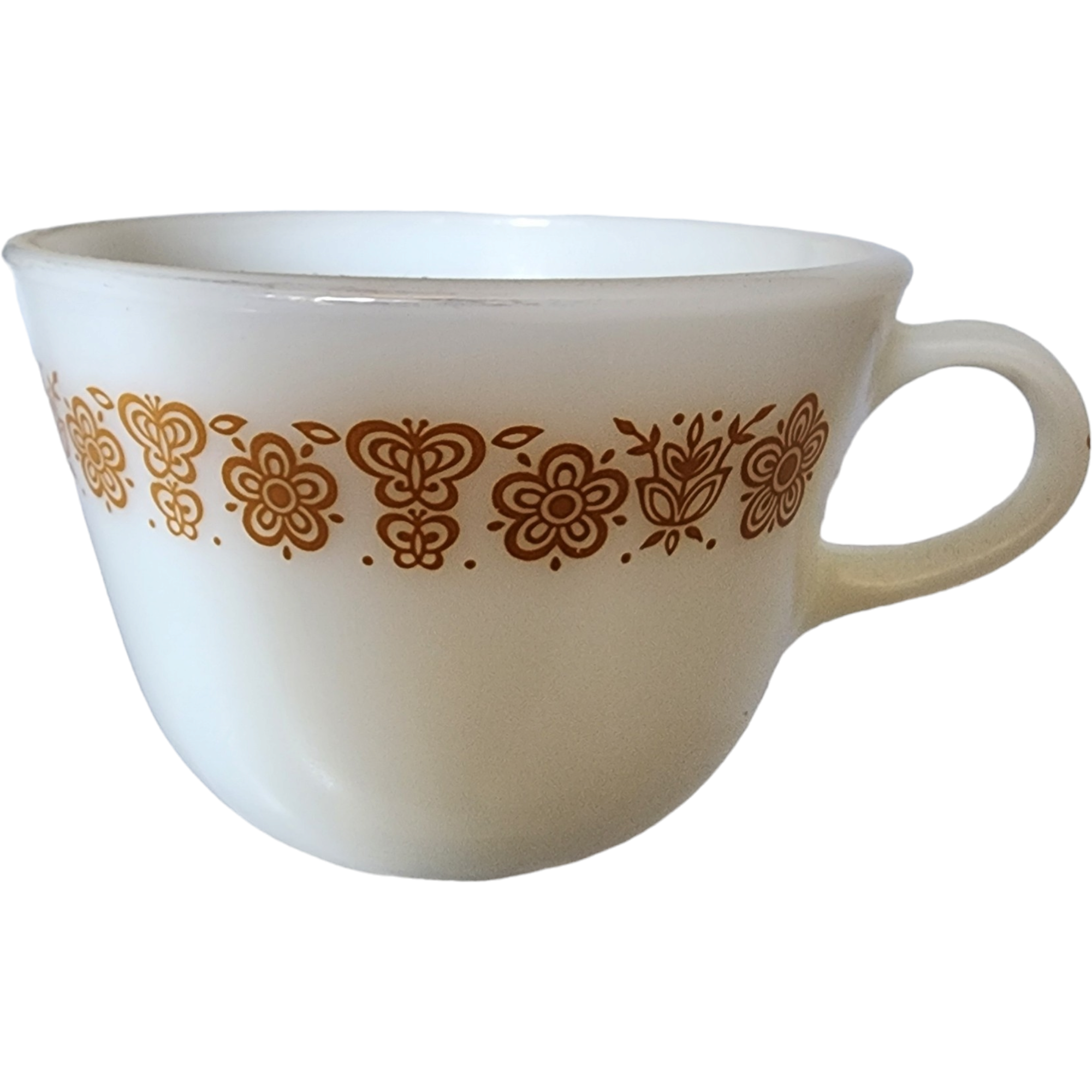 Corning Corelle Butterfly Gold Flat Cup