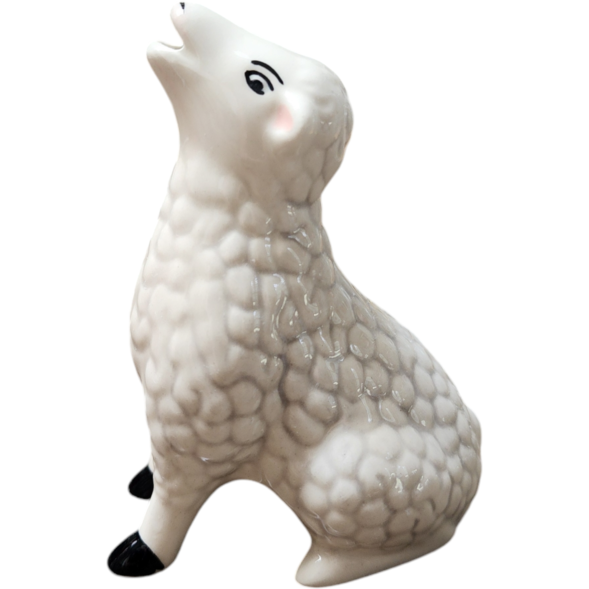 Rare Pfaltzgraff Little Lamb Pie Bird Vent Unique Sheep
