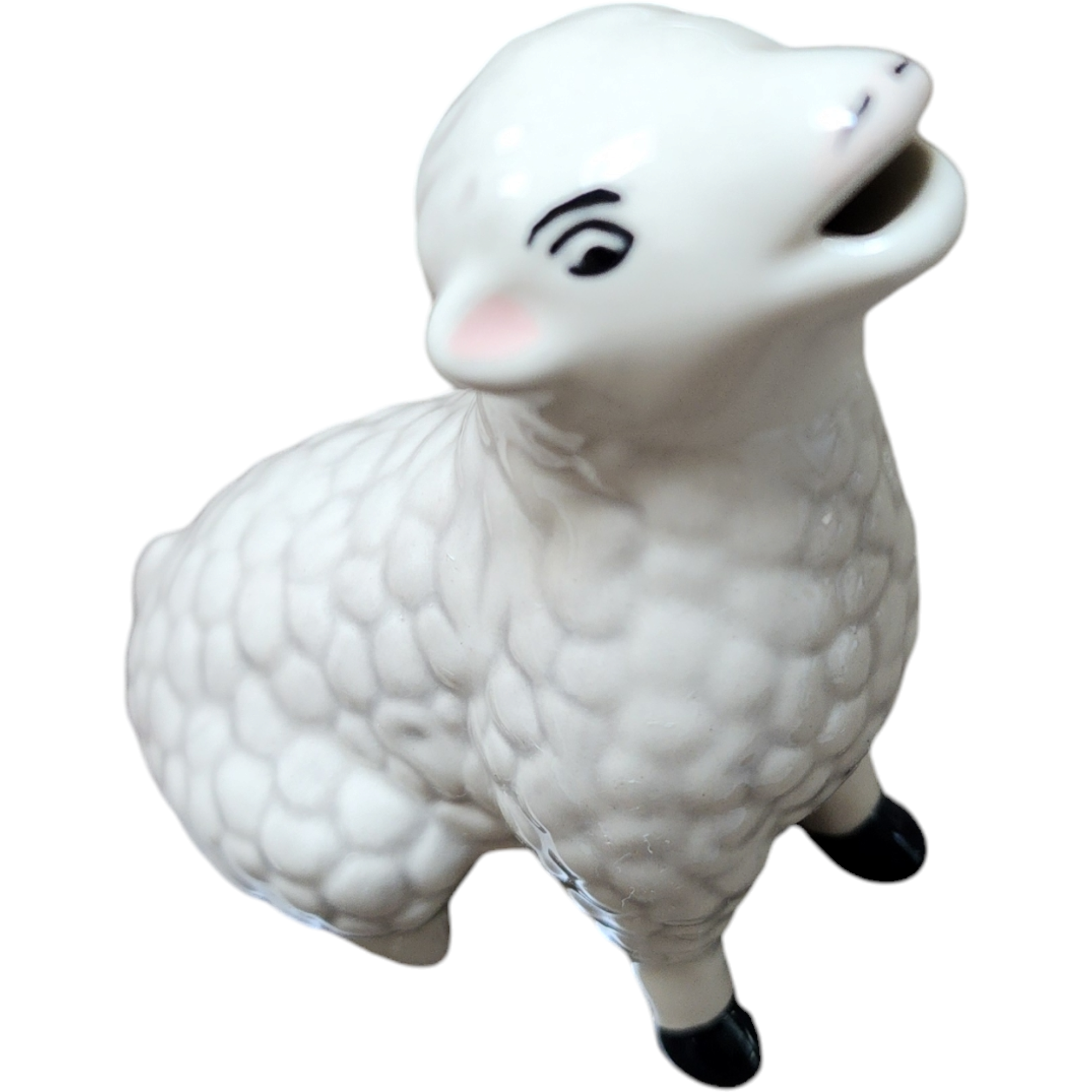 Rare Pfaltzgraff Little Lamb Pie Bird Vent Unique Sheep