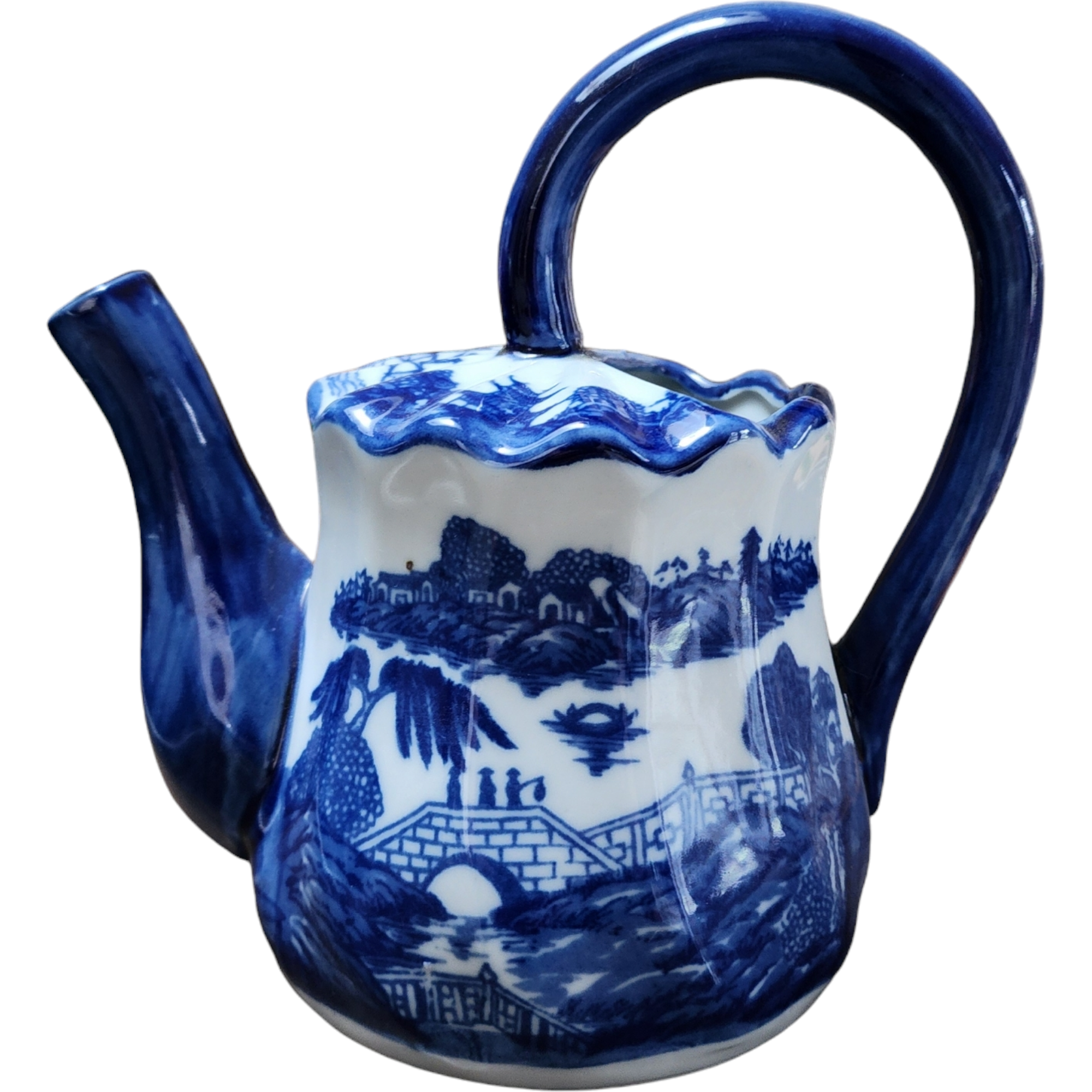 Victoria Ware Ironstone Blue & White Transferware Water Pitcher ...