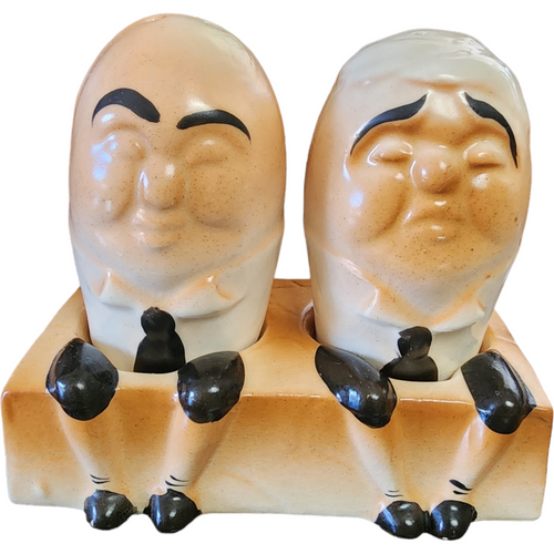 J_B_Betsons_China_Hand_Painted_Humpty_Dumpty_Salt_Pepper_Shakers_Japan ...