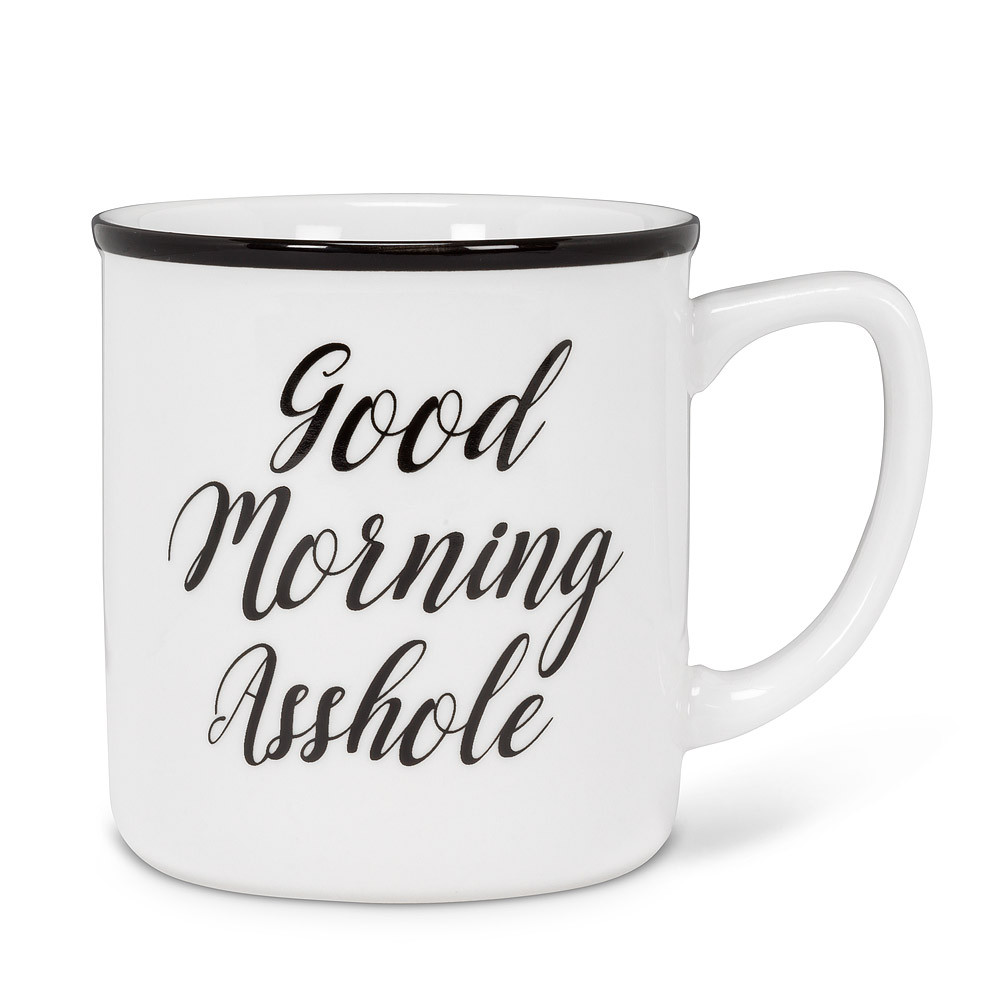 Good Morning Text Mug