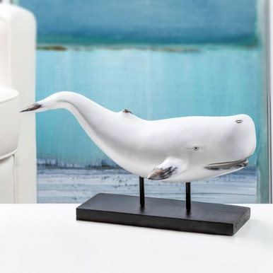 White Whale Statue