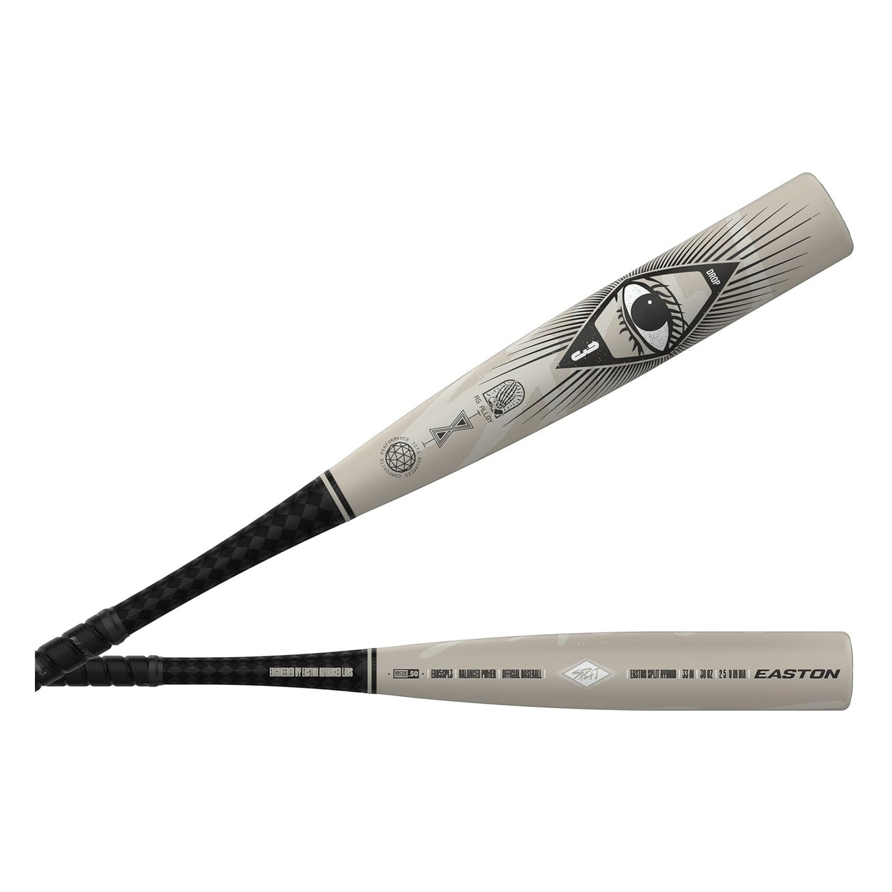 Easton 2025 Split Baseball Bat BBCOR -3 Drop 2 Pc Hybrid 33 Inch 30 oz - Ballgloves