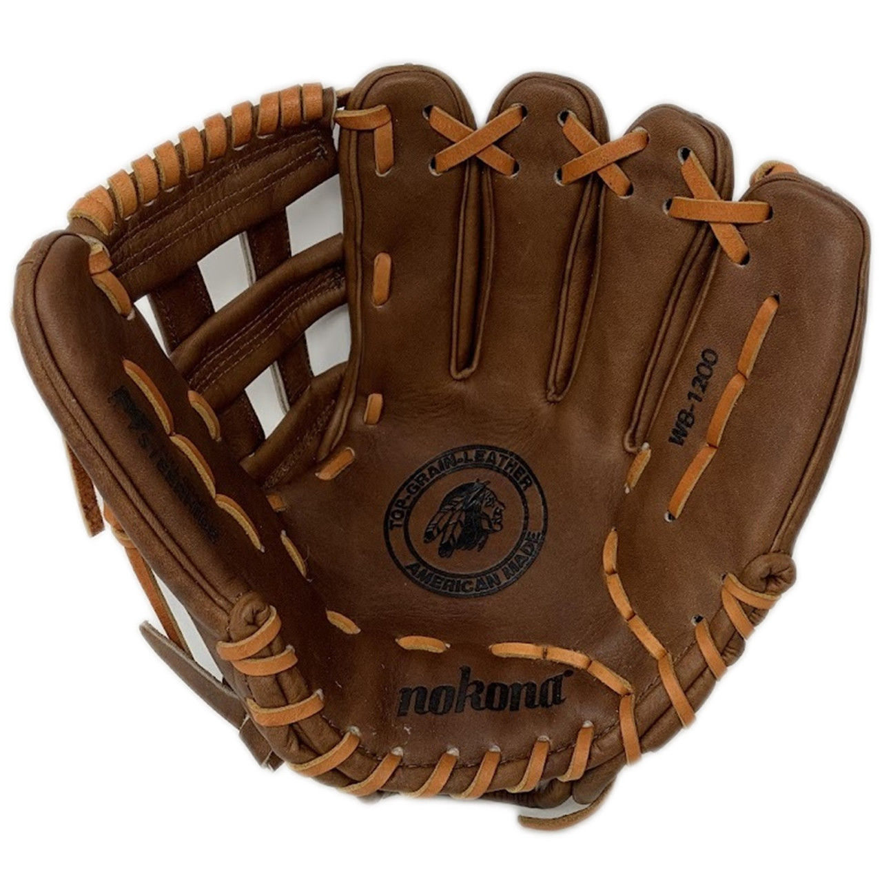 Nokona WB-1200H Walnut Baseball Glove 12 inch (Right Hand Throw)