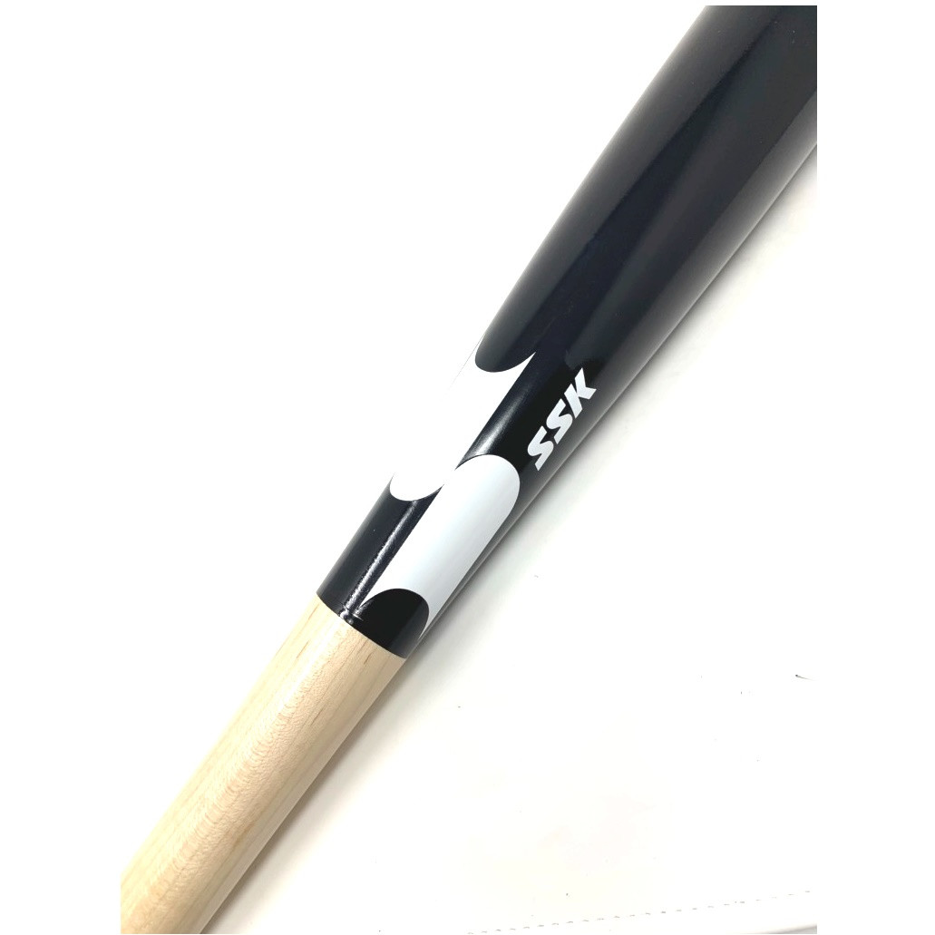 SSK Wood Baseball Bat Maple RC-22 Black Barrel Nat Handle 34 inch ...