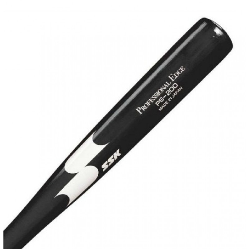 SSK Fungo Bat PS-200 Black Professional Edge Wood Fungo 37 Inch ...