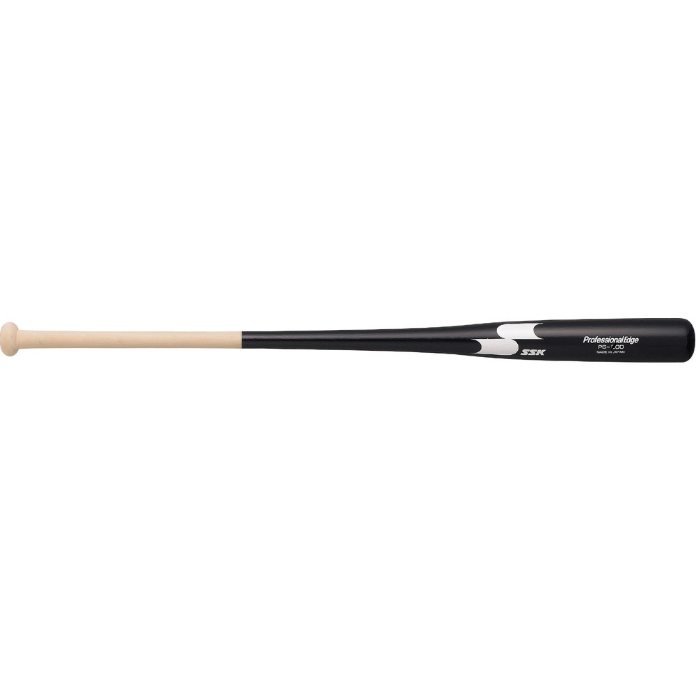 SSK PS100 Wood Fungo Bat Natural Black Natural Black 33 inch - Ballgloves