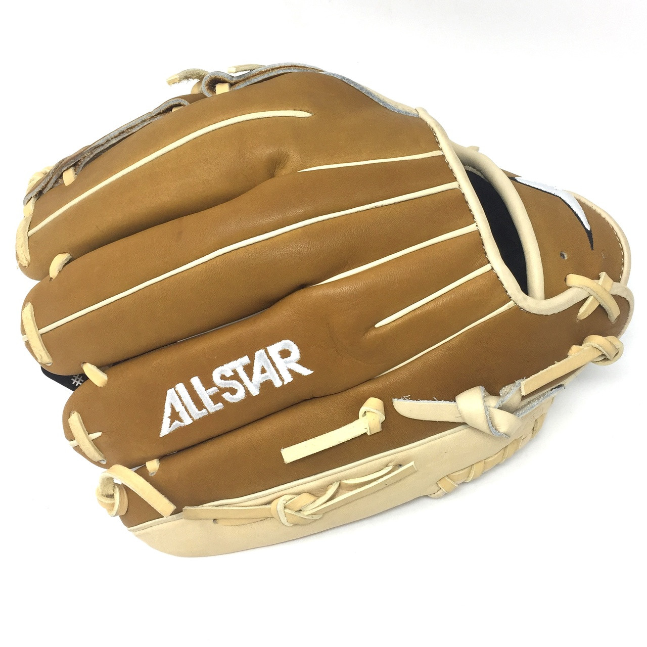 All-Star Pro Elite 12 Inch Baseball Glove FGAS-12002P Cream Saddle Tan ...