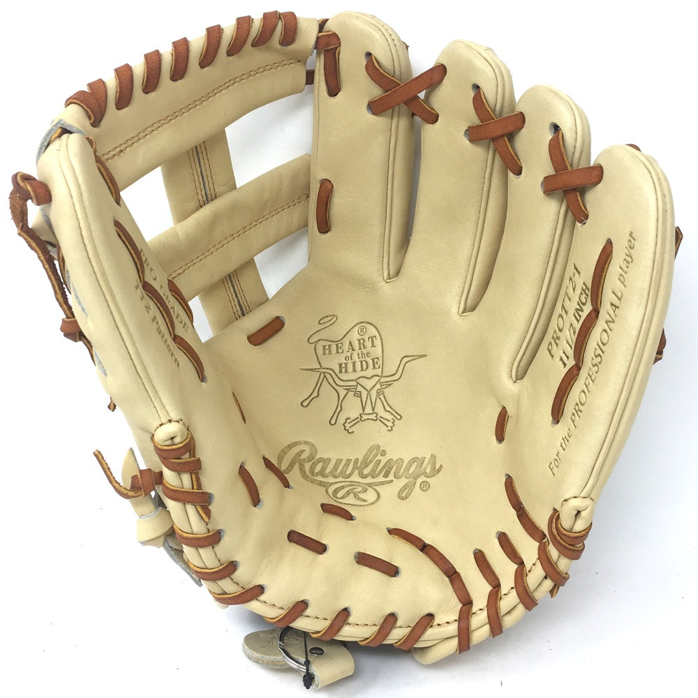 Rawlings Heart of the Hide PRO-TT2 Camel Baseball Glove 11.5 Right Hand ...