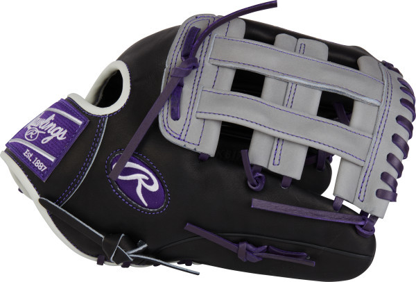 Rawlings Heart of the Hide Dec 2022 Baseball Glove KB17 Purple Right ...