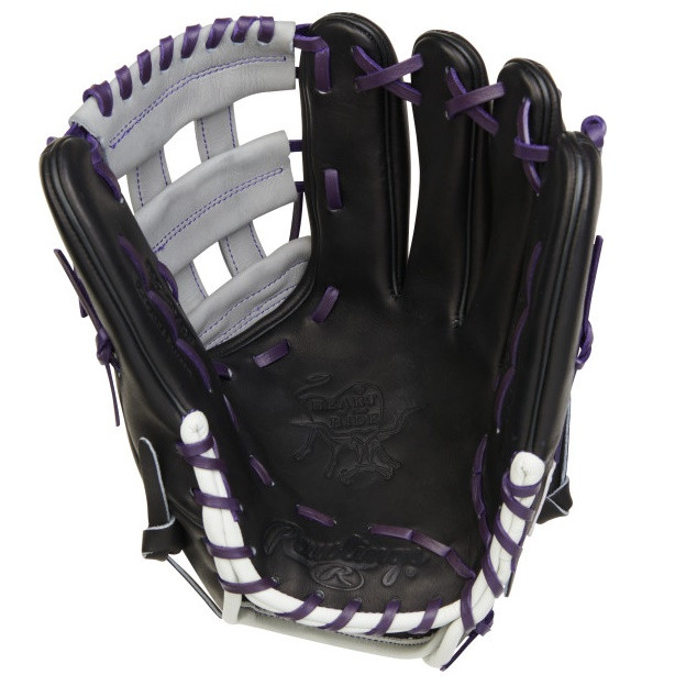 Rawlings Heart of the Hide Dec 2022 Baseball Glove KB17 Purple Right ...