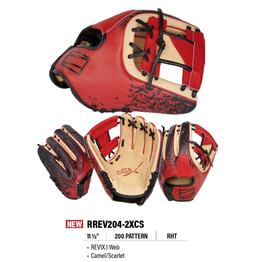 Rawlings Rev1X Series Baseball Glove RREV204-2XCS 11.5 Right Hand Throw ...