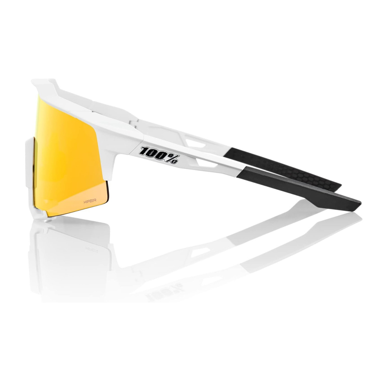 100% SPEEDCRAFT Sport Performance Sunglasses Soft Tact Off White - HiPER Red Multilayer Mirror ...