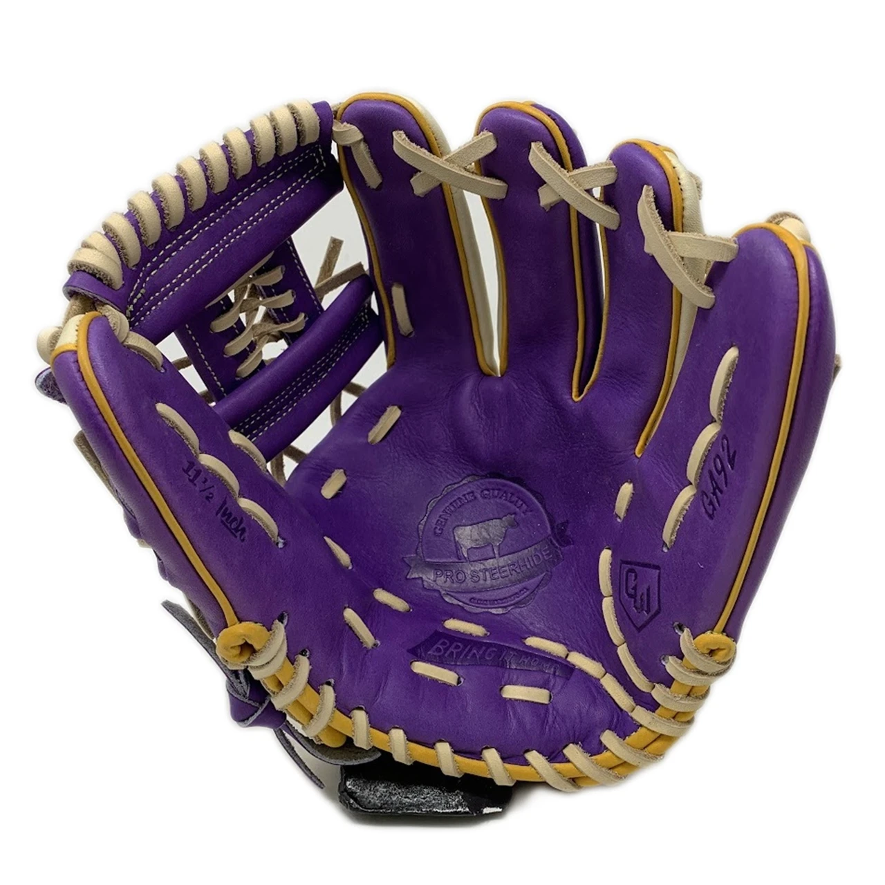 Gloveworks Pro Steerhide GA92 Baseball Glove Purple 11.5 Right Hand ...