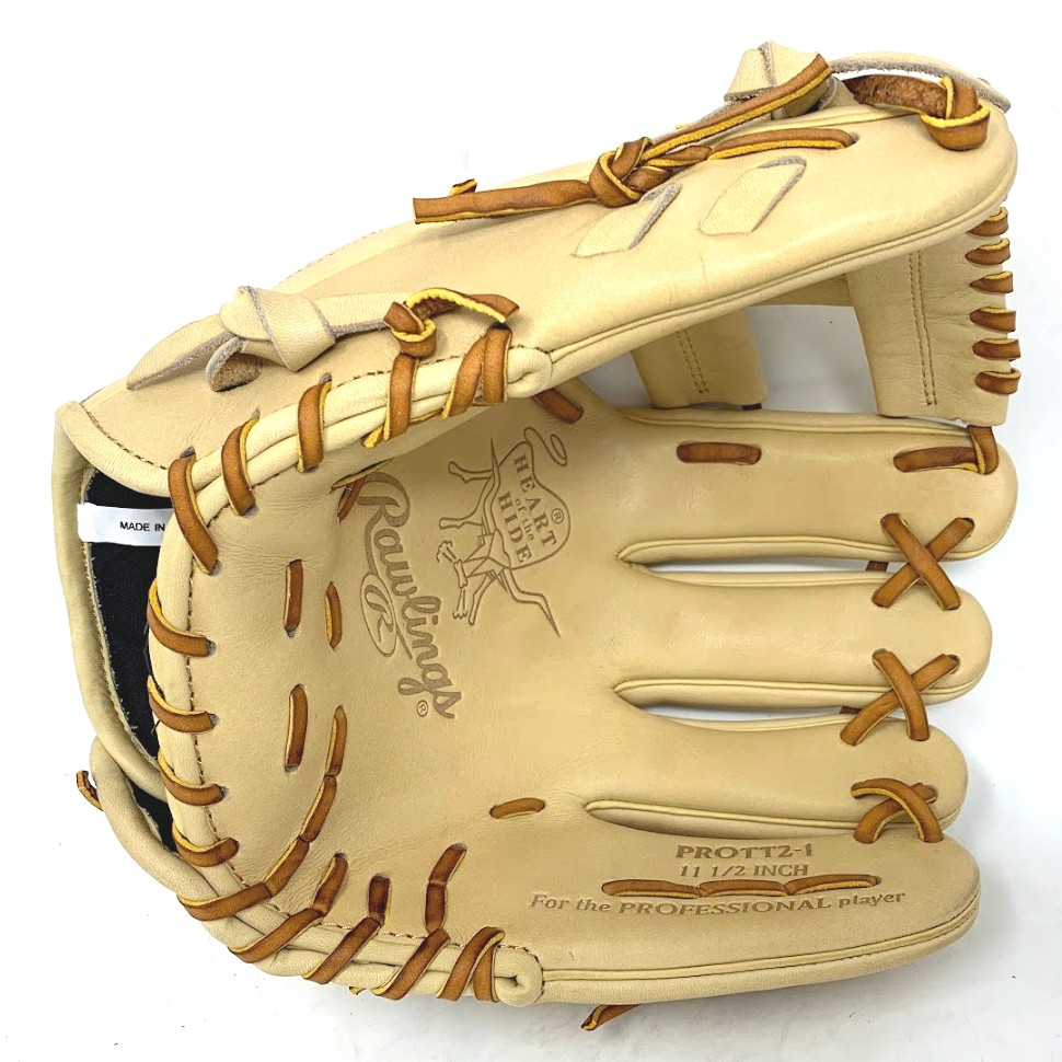 Rawlings Heart of the Hide PRO-TT2 Baseball Glove 11.5 Camel Tan Laces ...